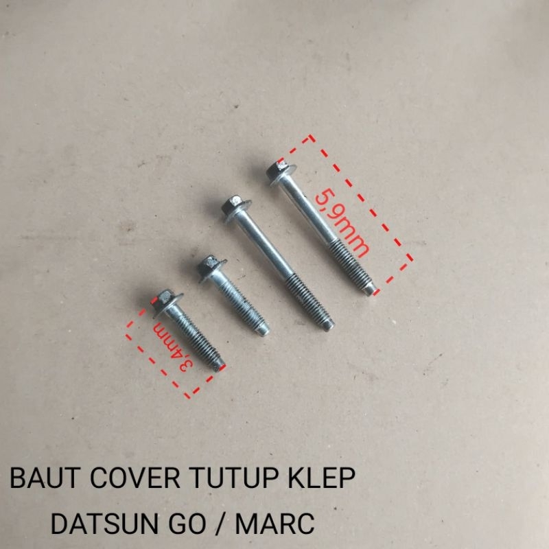 Nissan March Datsun Go Valve Cover Bolt Cover Bolt Unit Price | Shopee ...