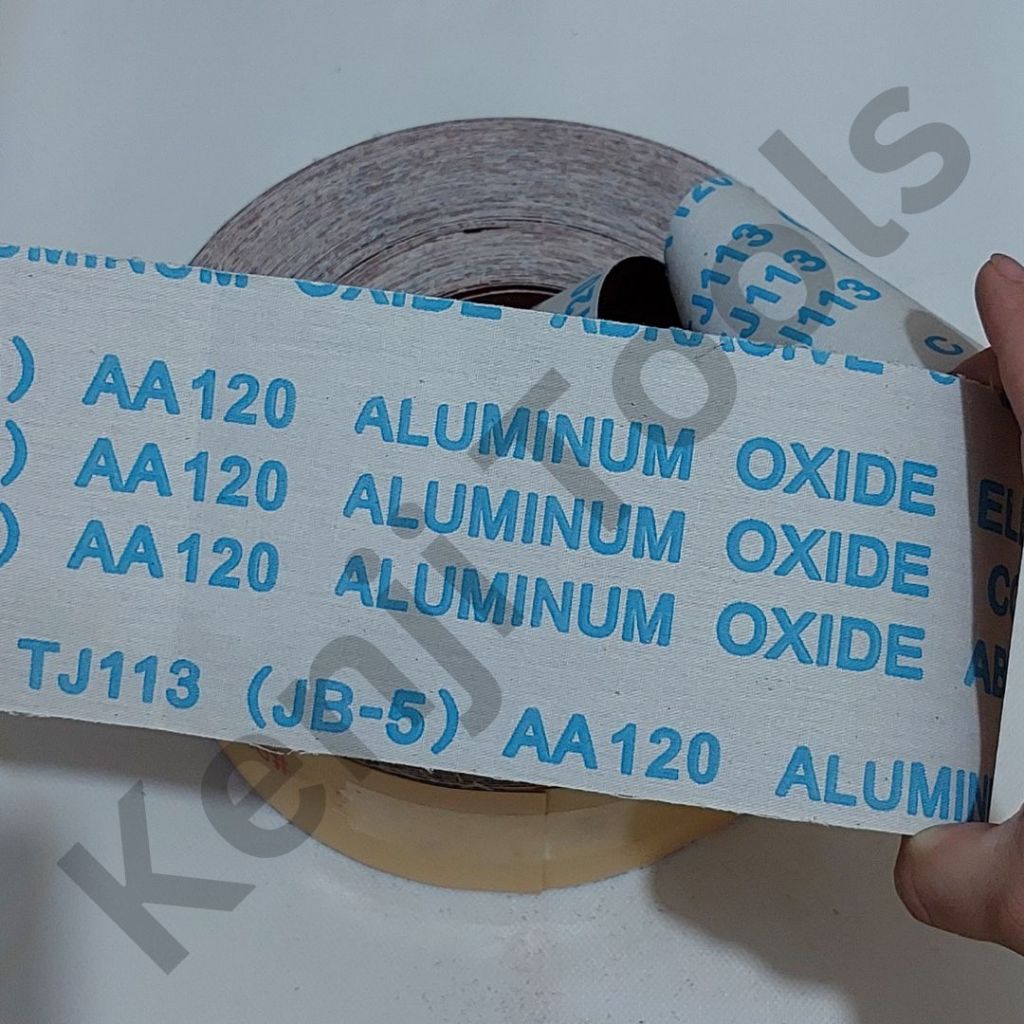 KAYU Sanding Roll Cloth 4" Inch x 50M Grit 120 Aluminum Oxide JB-5 ...