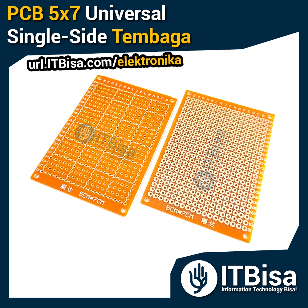 Itbisa - PCB Dot Matrix 5x7cm 5x7cm 432 Hole Single Side Copper Side ...