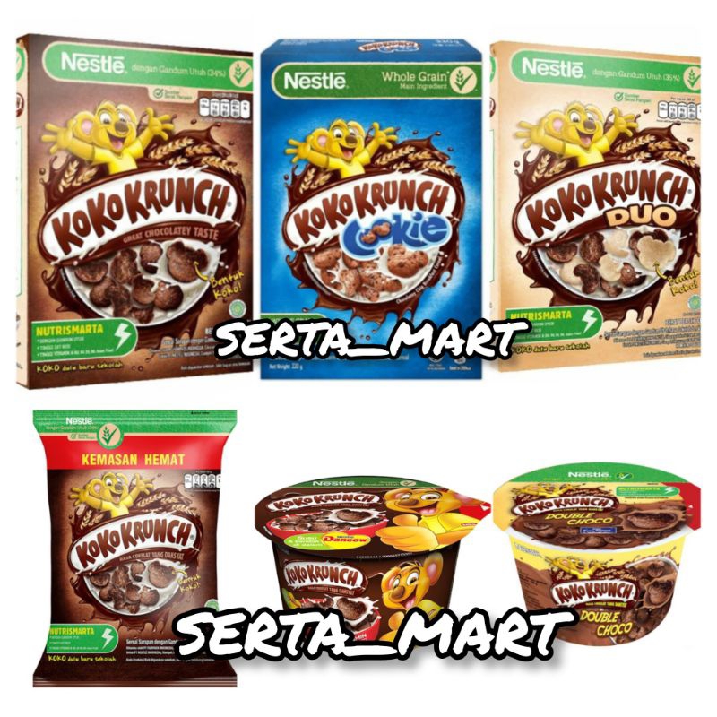 Nestle Koko Krunch Cereal Box 150gr / Duo 300gr / Cookie / Cup / Koko ...