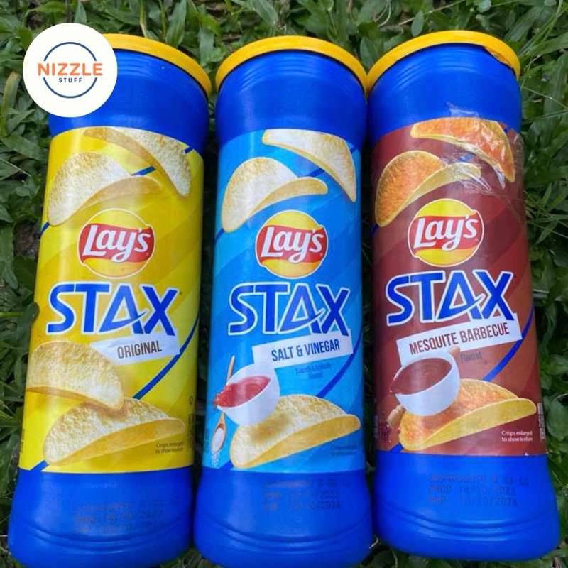 Lays Stax Import USA Original BBQ Salt and Vinegar/Imported Potato ...