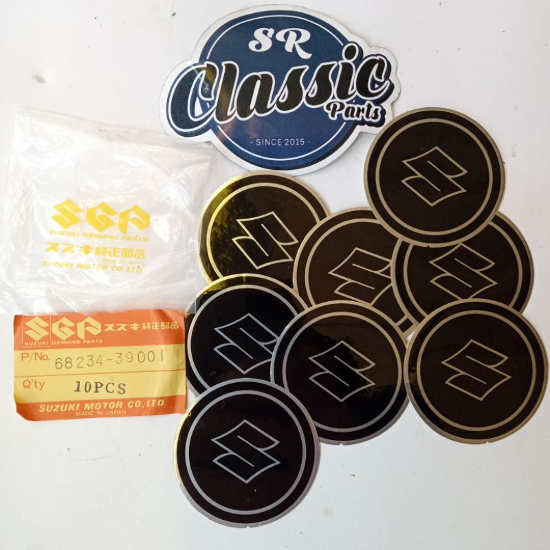 Sticker decal emblem Block Carburetor Cover Suzuki gt100 nos original ...
