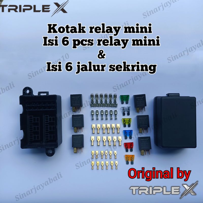 Mini relay box relay box contains 6 small micro pieces micro relay ...