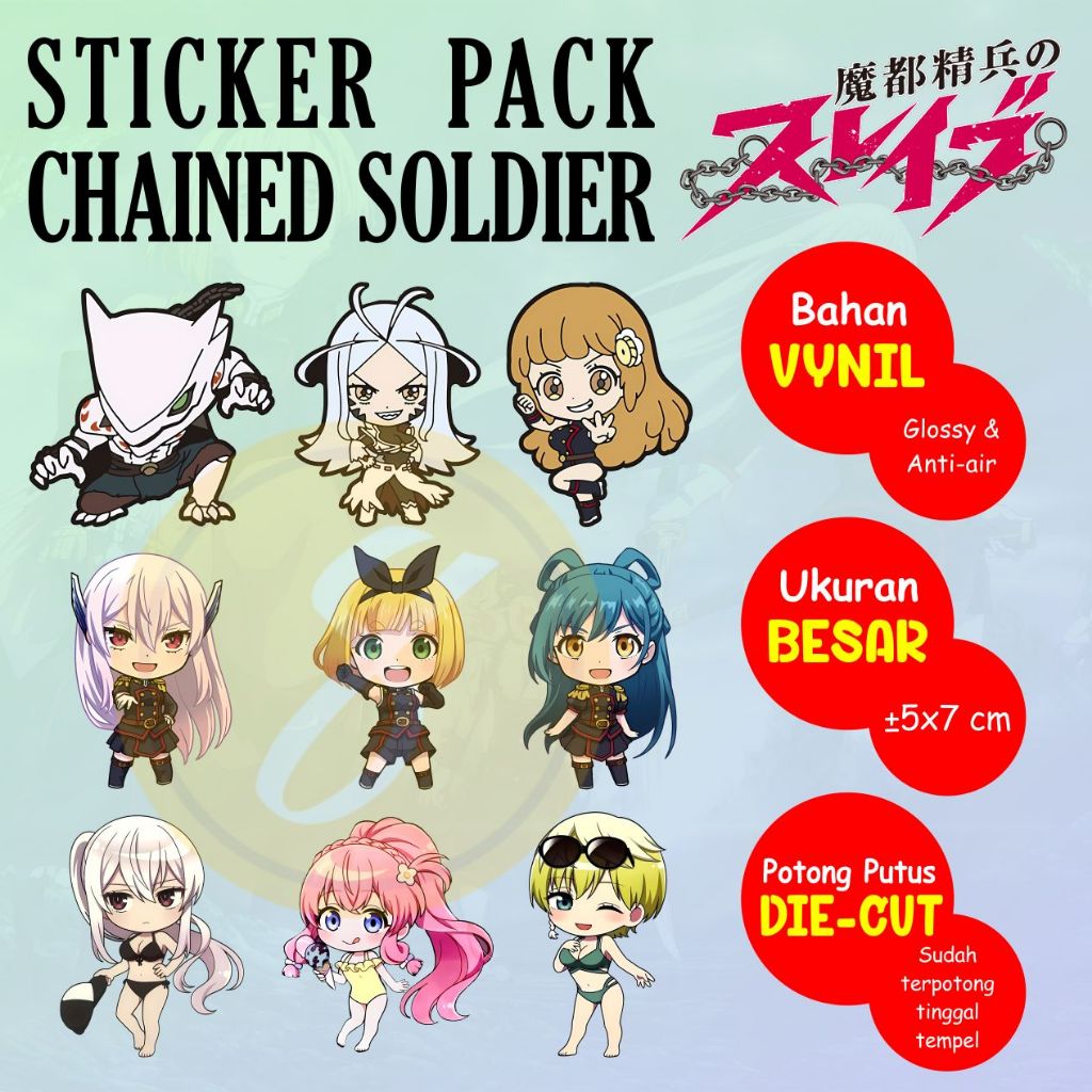 Mato Seihei no Slave Anime Sticker Pack/Chained Soldier Sticker Pack ...