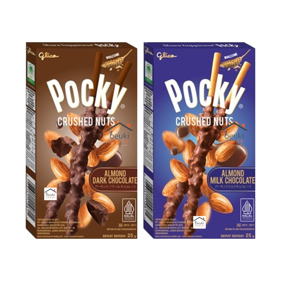 Pocky Crushed Nuts Almond Various Variants Choose Flavor | Shopee Malaysia