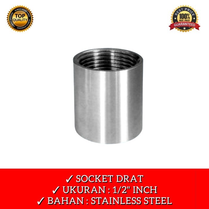 Sock Drat Sok Sok Drat Stainless Steel 1/2" 1/2"inch Sok Drat Socket ...