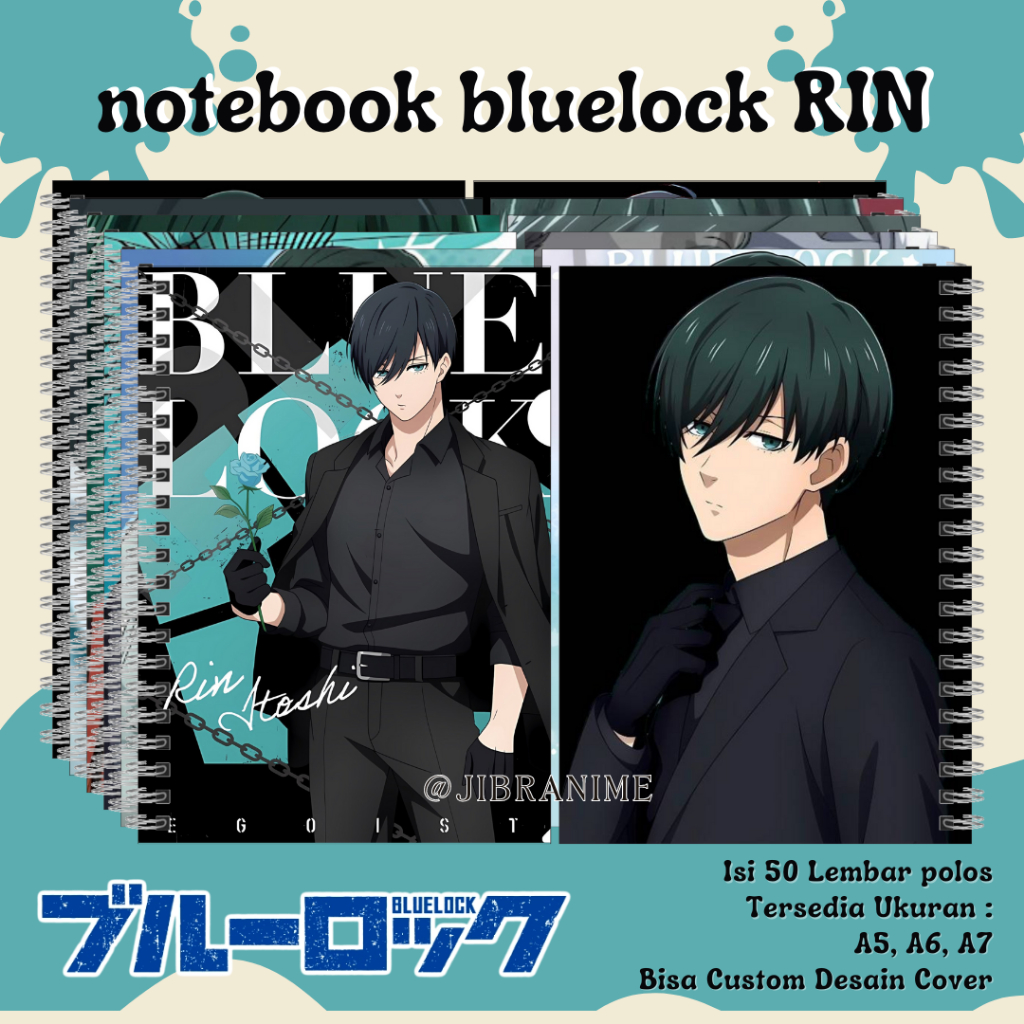 Blue LOCK RIN NOTEBOOK / BLUE LOCK RIN NOTEBOOK / BLUE LOCK RIN NOTEBOOK | Shopee Malaysia