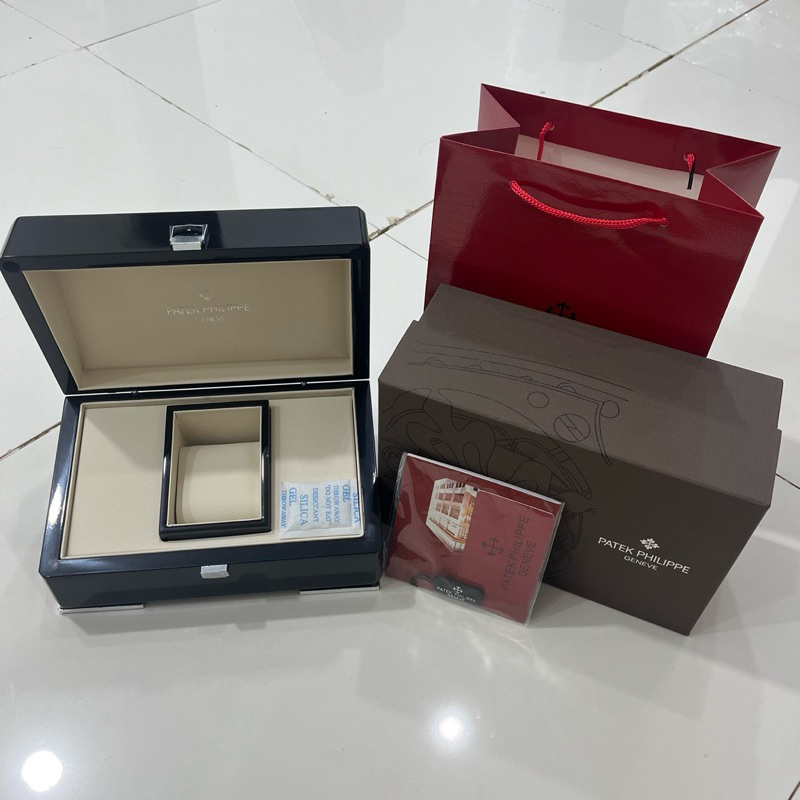 Patek Philip Box Luxury Watch Box Includes Card and Pepper Bag | Shopee ...