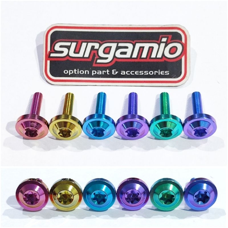 Titanium bolts 5x20 super big titan thread 8 bolts 2 cm long Grade 5 ...