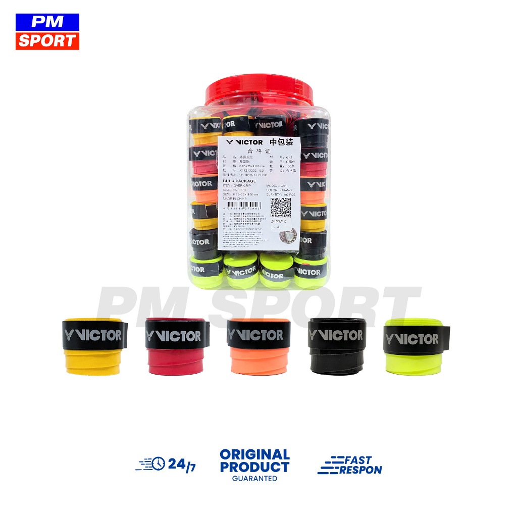 Victor GR1 GR 1 OVER GRIP BADMINTON RACKET RUBBER GRIP ORIGINAL ...