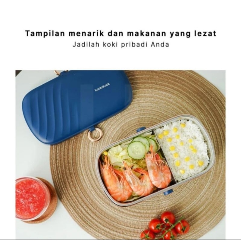 Locknlock Electric Lunch Box 900ml - EJR217 - Blue | Shopee Malaysia