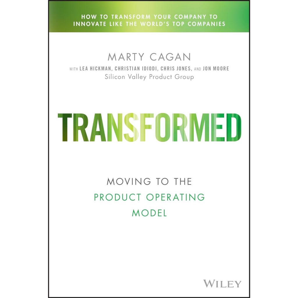Selling the book Transforming: Moving to the Product Operating Model ...