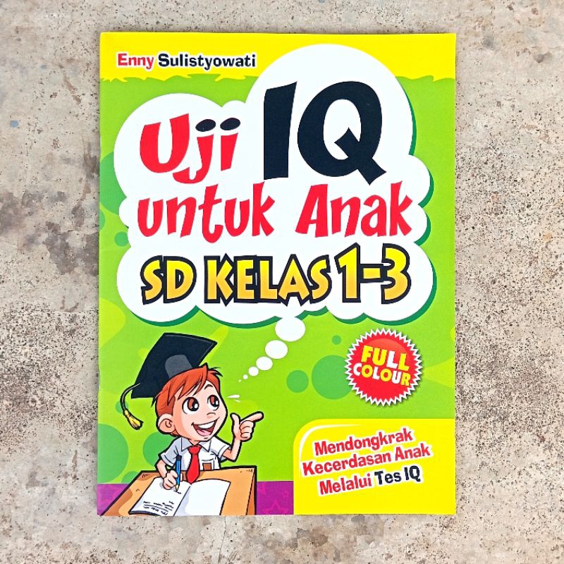 Iq Test Book for Elementary School Children Grades 1-3 (Full Color ...