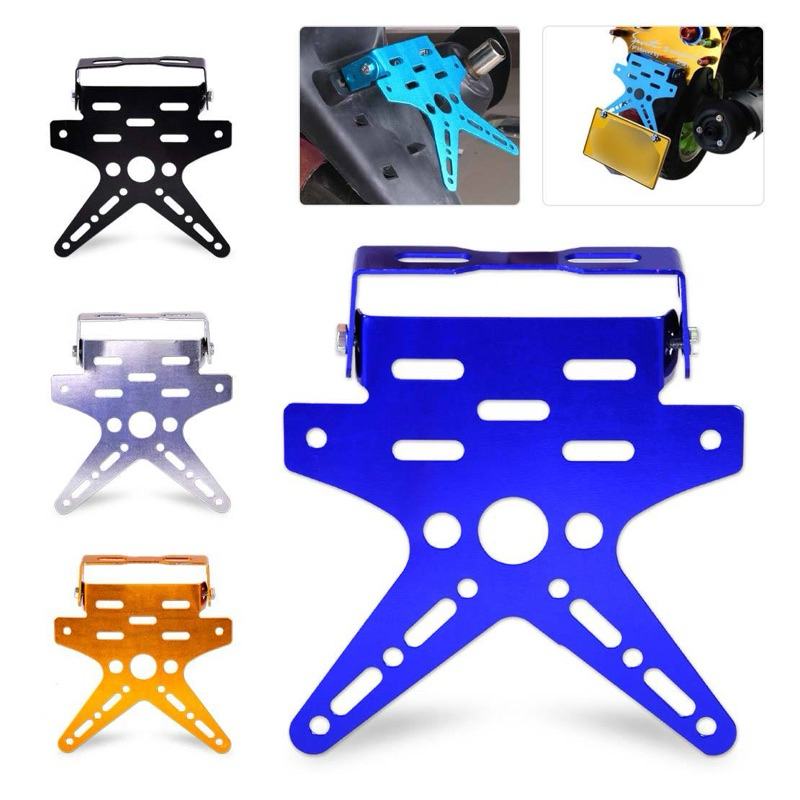 Universal CNC ALIMINIUM MATERIAL CAR MOTORCYCLE NUMBER PLATE BRACKET ...