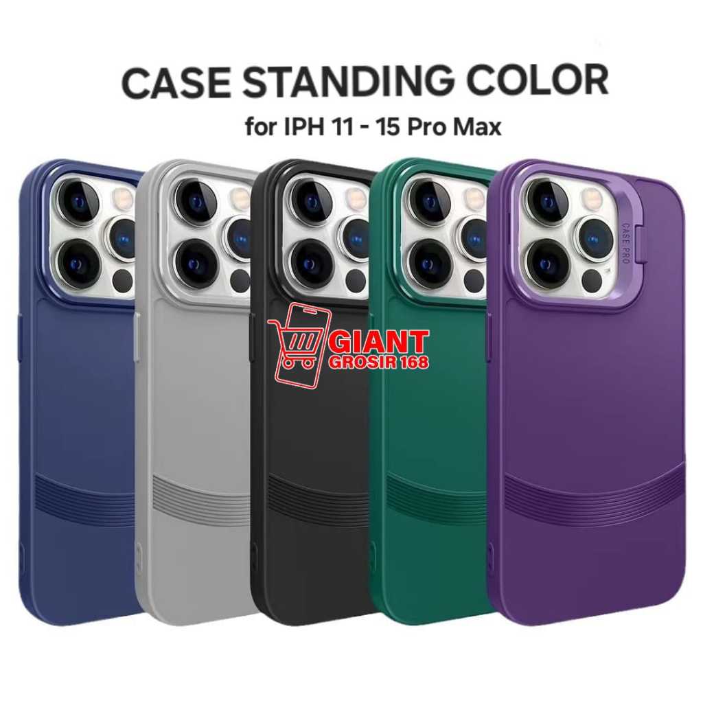 Softcase Standing Color Case Iphone 15 Iphone 15 Pro Iphone 15 Pro Max ...