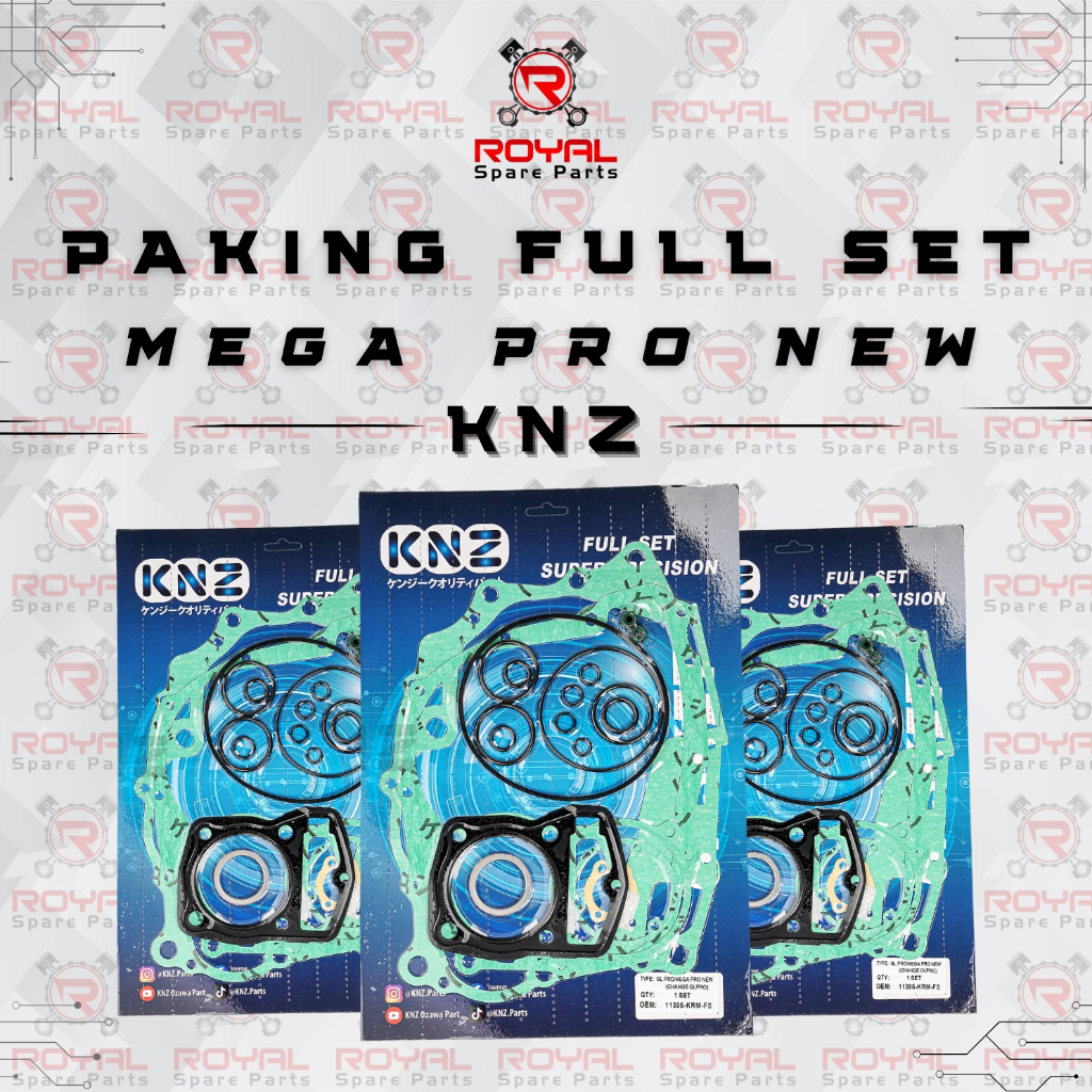 Gasket FULL SET MEGA PRO NEW/VERZA 150 ORIGINAL FULL SET | Shopee Malaysia
