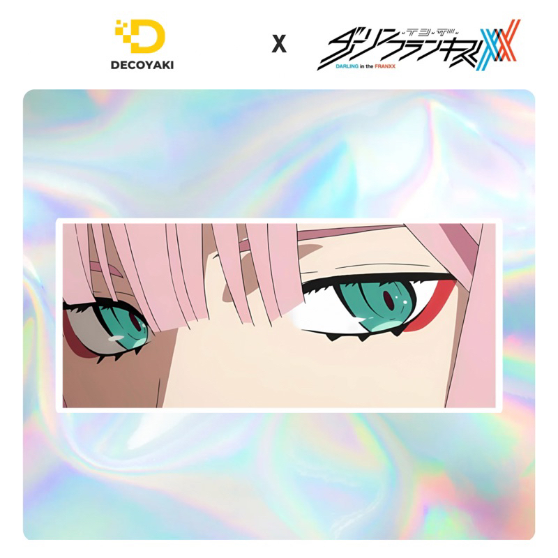 Zero Two Hologram Slap Sticker, Zero Two Hologram Sticker | Shopee Malaysia