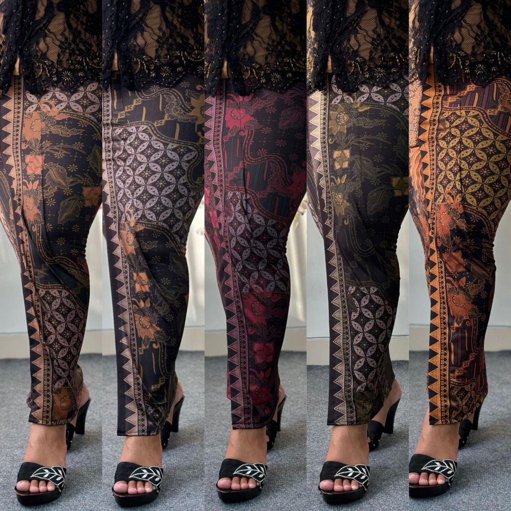 MERAH PUTIH HITAM Kamen Becomes Stretchy Batik Strait Skirt Batik Kamen ...