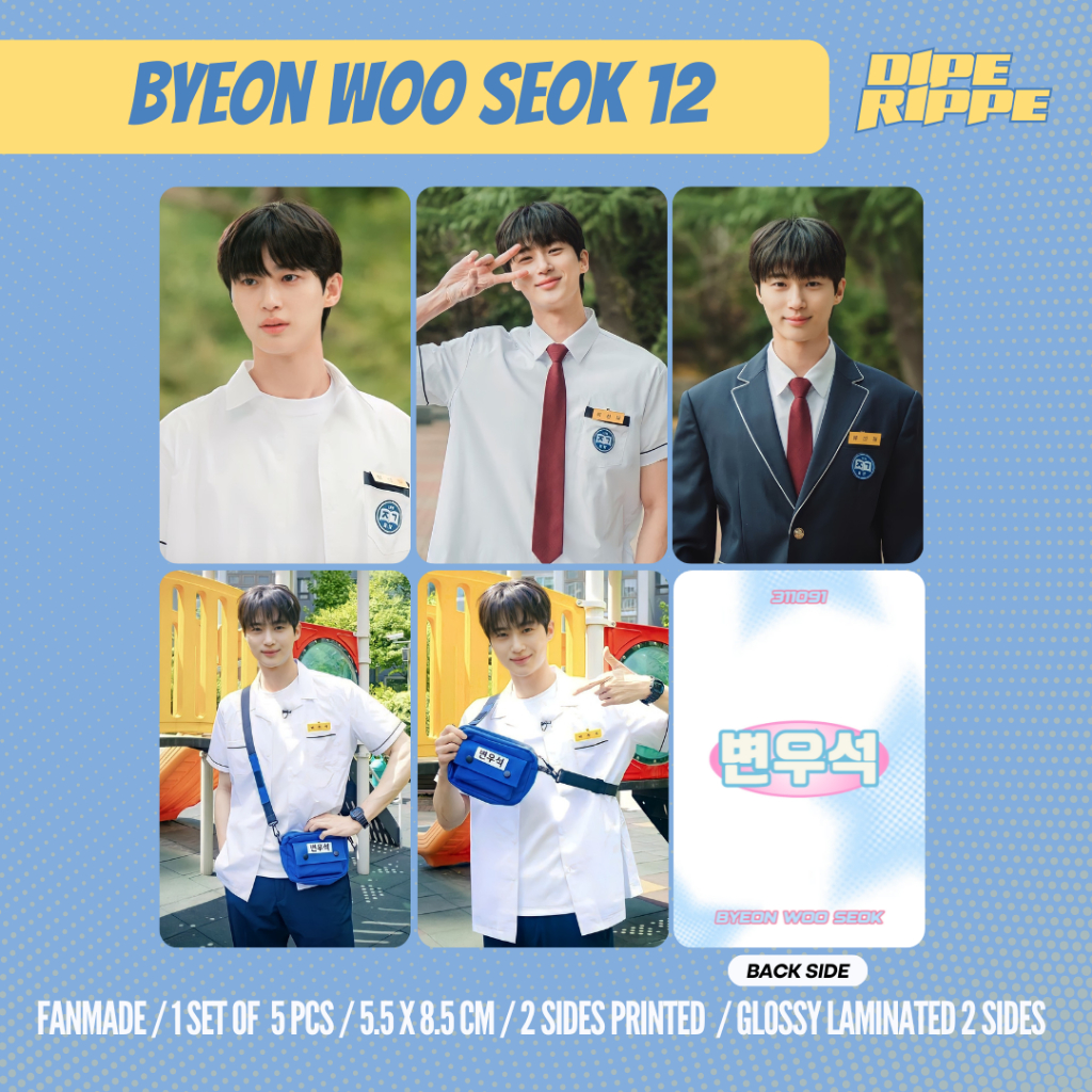 Kdrama PHOTOCARD - BYEON WOO SEOK LOVELY RUNNER SUNJAE | Shopee Malaysia