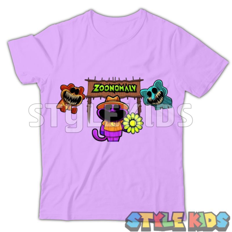 Free Name T-shirt Boys Girls Logo Zoonomaly X Smiling Critters T-shirt ...