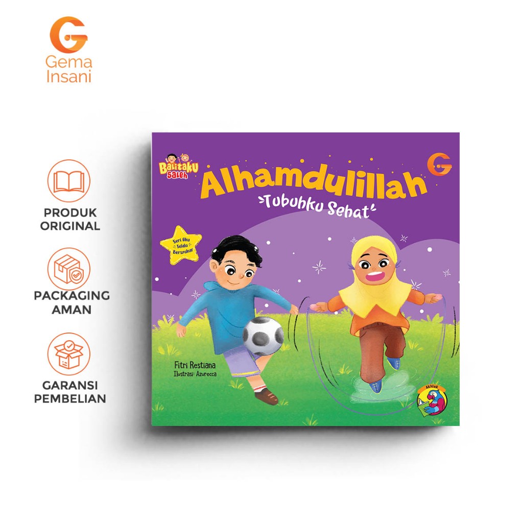 Islamic Book Corner - Children's Book - SASB Alhamdulillah - My Body Is Healthy | Shopee Malaysia
