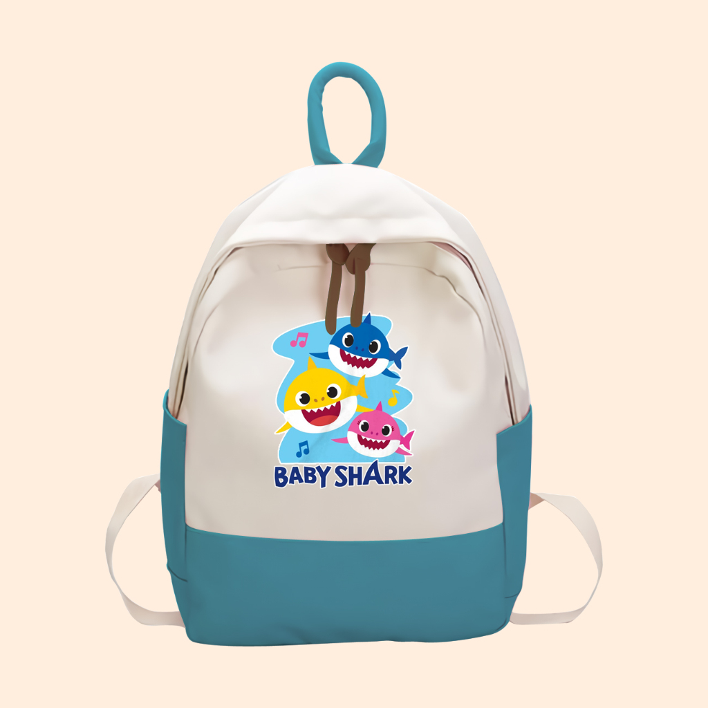 Pinkfong BabyShark Cartoon Children's Bag Kindergarten Elementary ...