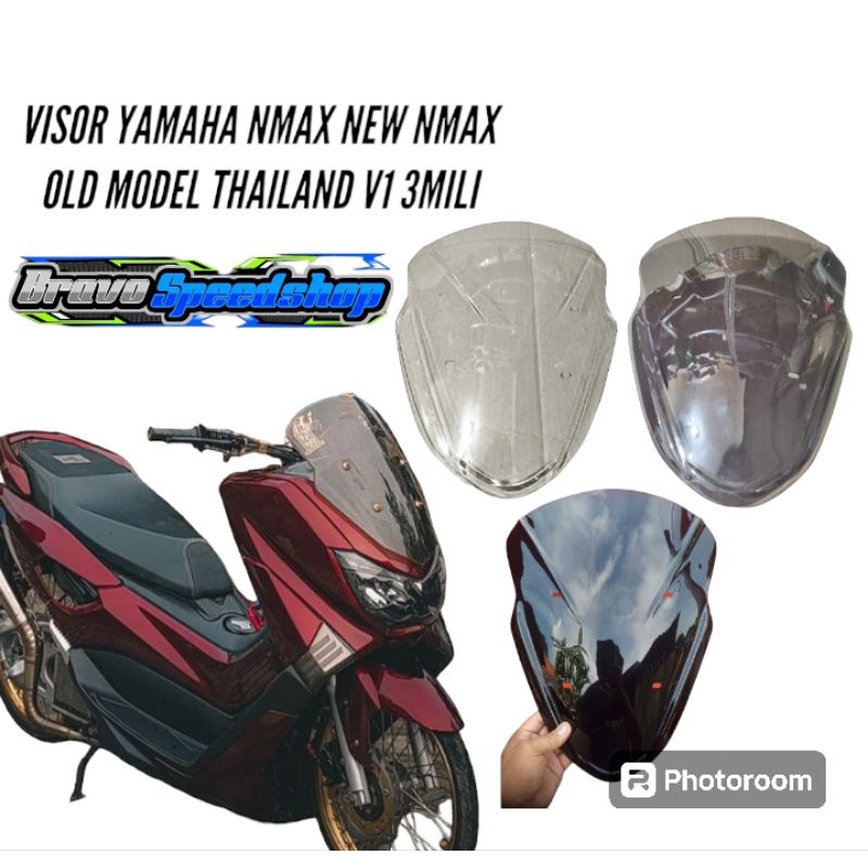 Winshield yamaha Nmax New & Nmax Old Thai model V1 full acrylic ...