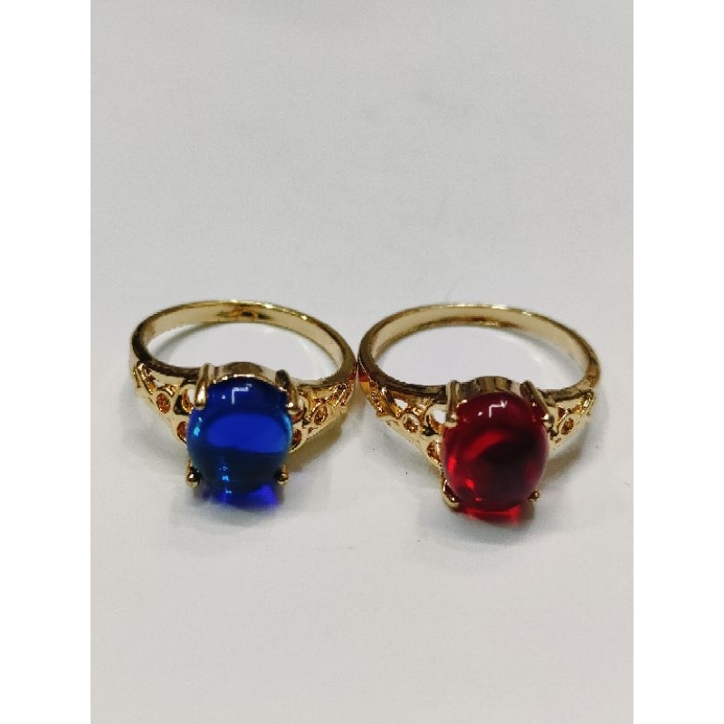 Obsidian Stone Gold Ring For Girls | Shopee Malaysia