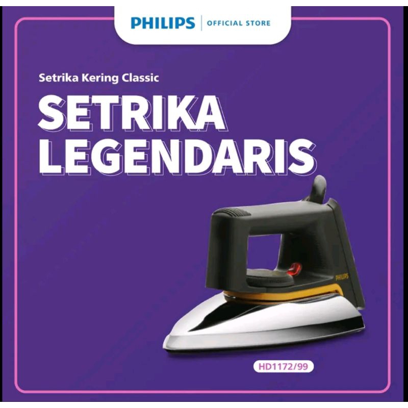 Philips HD 1172/HD1172 350watt Iron Official Warranty | Shopee Malaysia