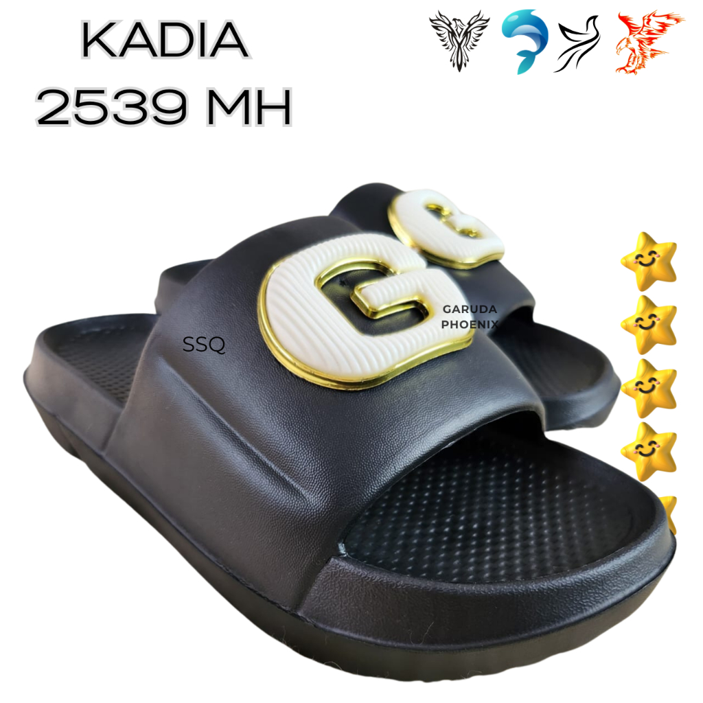 Sandals For Women KADIA 2539M Phylon EVA G logo BLACK 35-40 | Shopee ...