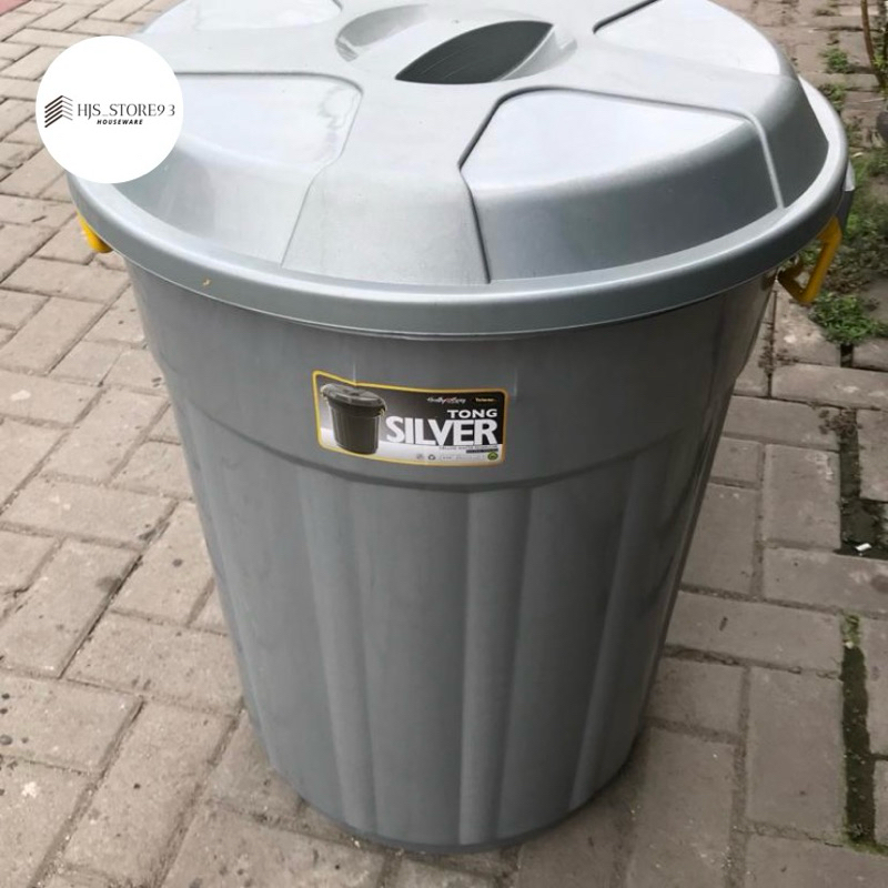 100 LITER TAIWAN SILVER LID BUCKET/ LARGE BUCKET / JUMBO BUCKET / WATER ...