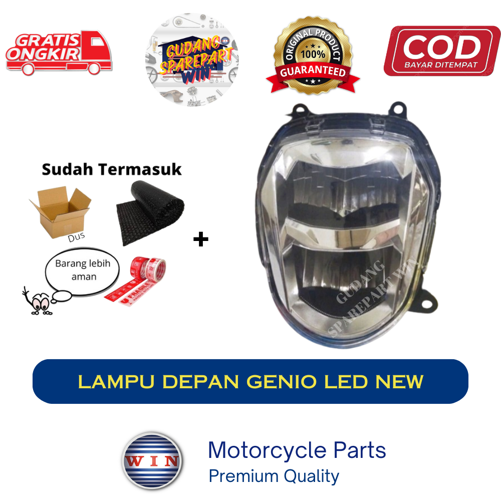 Honda GENIO LED Headlight Reflector Assy | Shopee Malaysia
