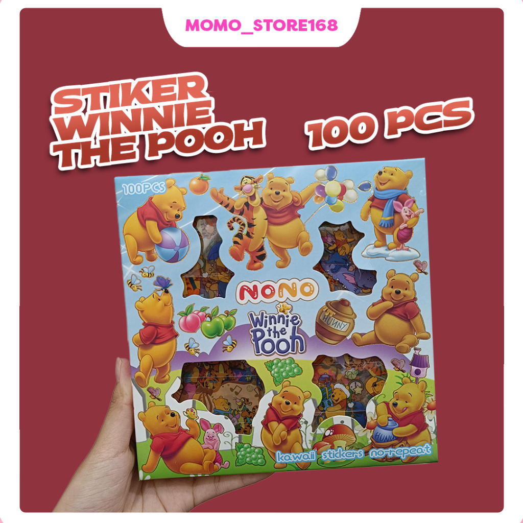 Winnie THE POOH Sticker Box NONO/MOMO 2D Decoration Boys And Girls ...