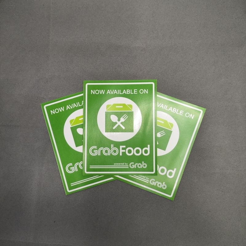 Label Sign Stickers Are Available On GRABFOOD | Shopee Malaysia