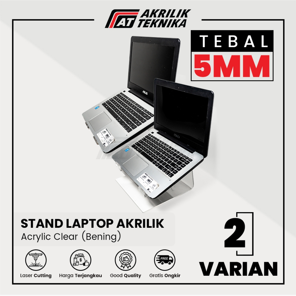 Acrylic Laptop Stand Acrylic Laptop Coaster 5mm Thick | Shopee Malaysia
