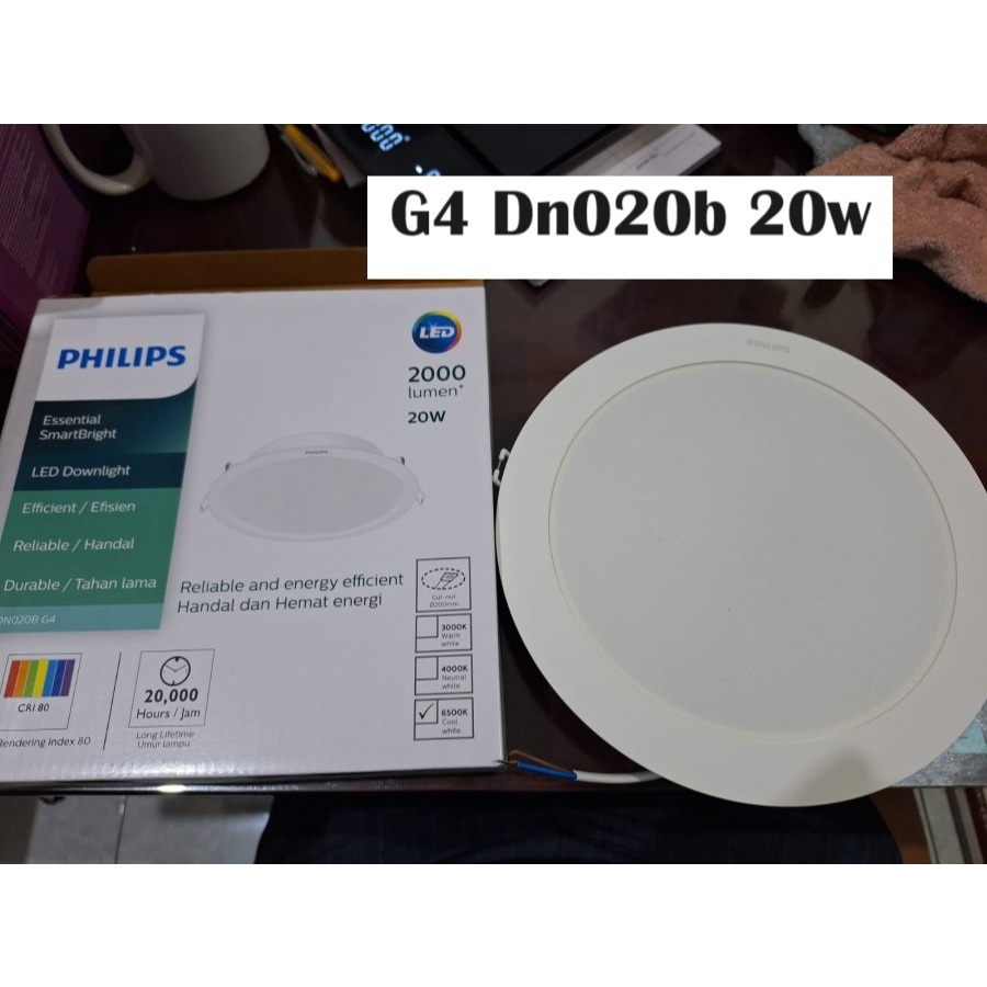 Philips LED LIGHT DN020B 20W 20 WATT PANEL Downlight CW 6500k G4 | Shopee Malaysia