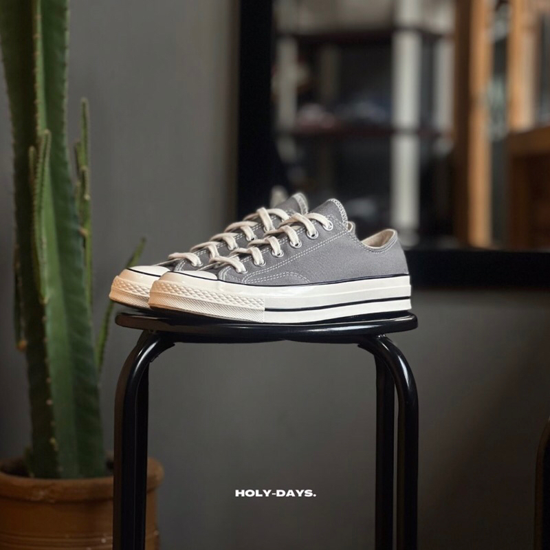 Official Original Converse Chuck 70 Ox Origin Story Gray Egret Black ...