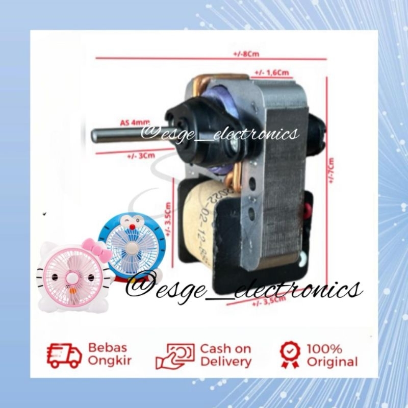 CHARACTER FAN DYNAMO 6" 7" 8" 10" CHARACTER TABLE FAN MOTOR INCH 6 7 ...