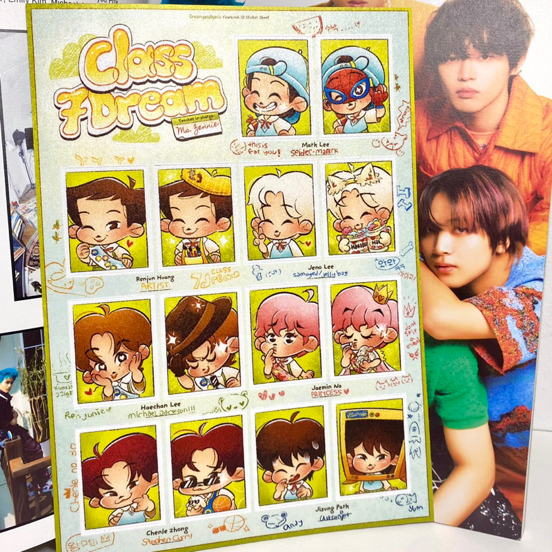 Yearbook ID - NCT Dream A5 Sticker Sheet | Shopee Malaysia
