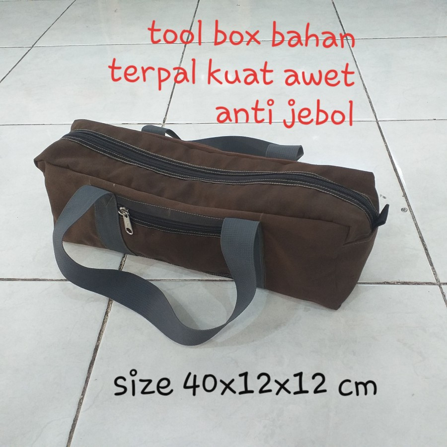 Easy to Fold Tarpaulin Technician Tool Bag medium size / Hand Bag Tool ...