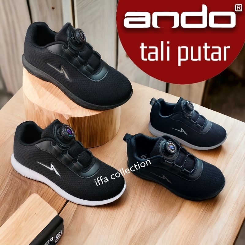 New ANDO SPINER Swivel Strap Shoes original | Shopee Malaysia