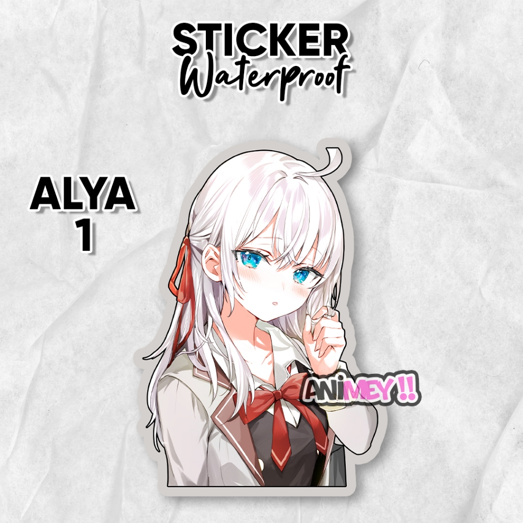 Alya Roshidere Sticker / Waterproof Anime Sticker | Shopee Malaysia