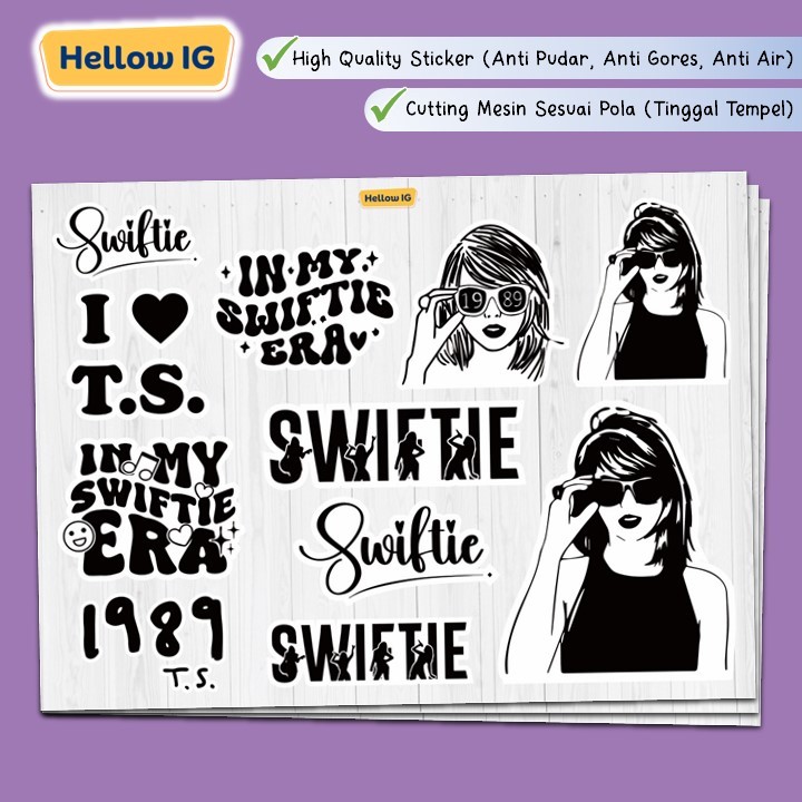 Sticker PACK | Swiftie TAYLOR SWIFT Sticker WATERPROOF Cute Bottle ...