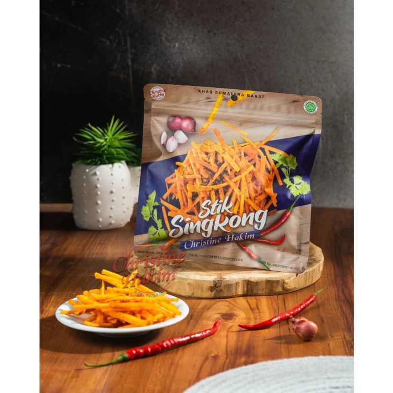 Original Christine Hakim Cassava Stick, Healthy Snack with Savory Taste ...