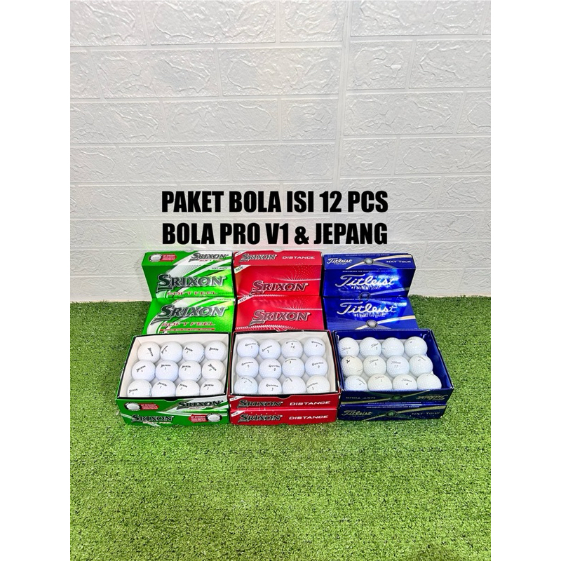 Pro V1 & Pro V1X golf Balls Box contains 12 grade a - second hand grade ...