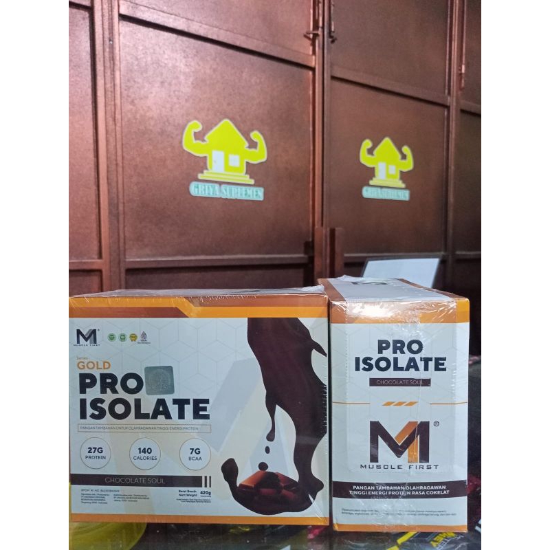 Muscle FIRST Pro Isolate box Contains 12 Sachets/420 Grams | Shopee ...