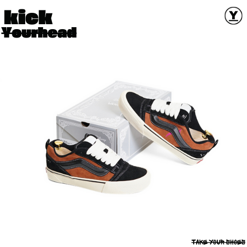 Vans Knu Skool X Disney 100th Scar Black Brown Sneakers | Shopee Malaysia