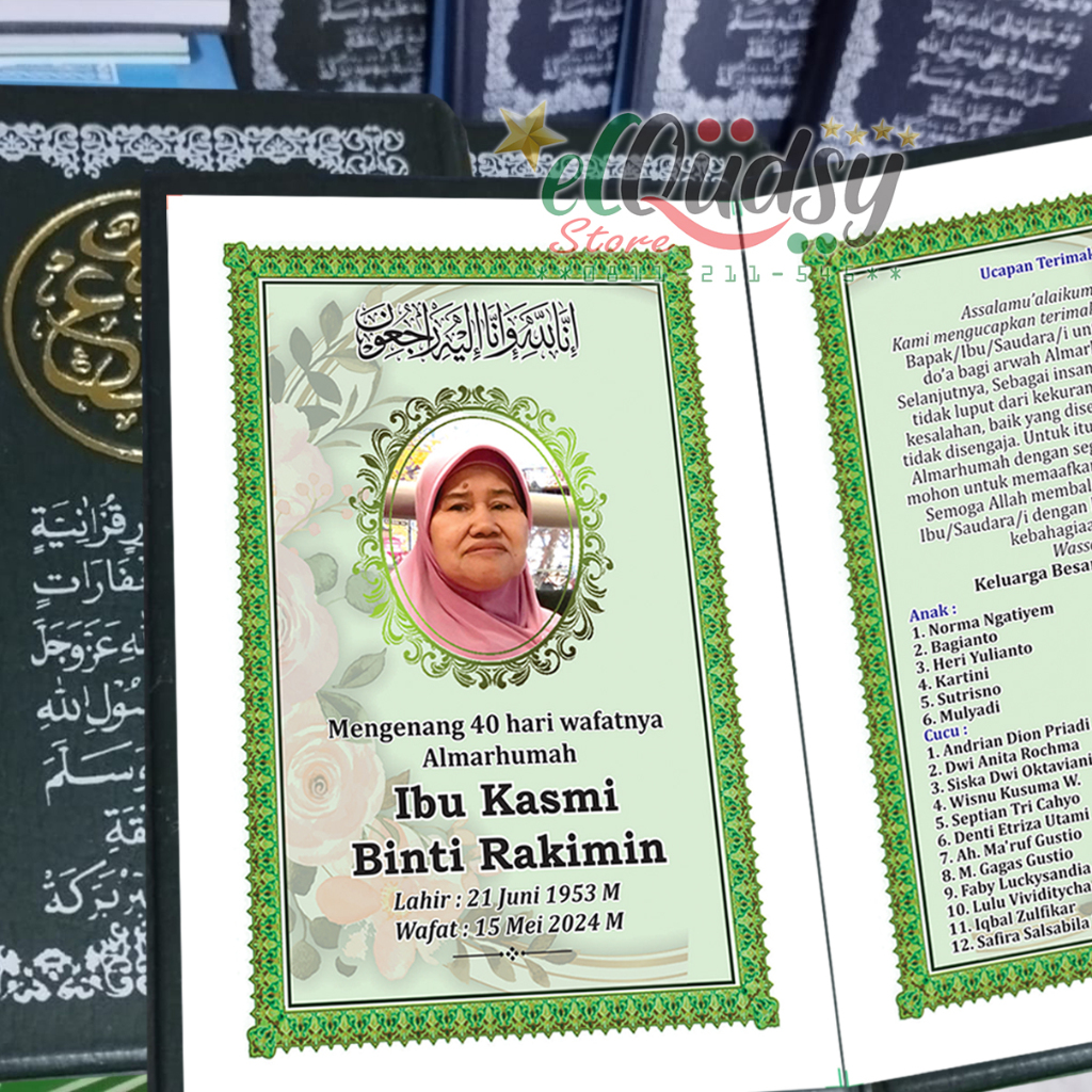 Complete Majmuk Syarif (A5) Complete Collection of Daily Prayers Yasin ...