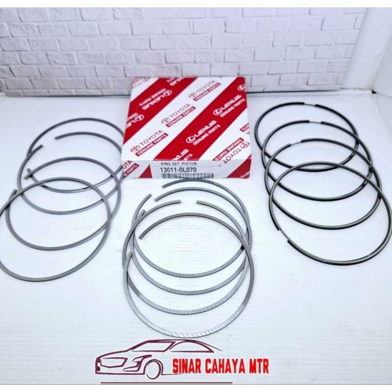 Seher RING SET TOYOTA HILUX REVO 2KD DIESEL 2500CC INNOVA DIESEL ...