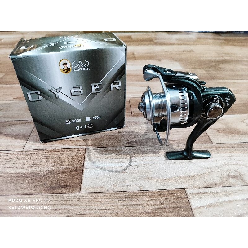 Reel Captain Cyber 2000 / 3000 (Power Handle) (Bonus Hook) | Shopee ...